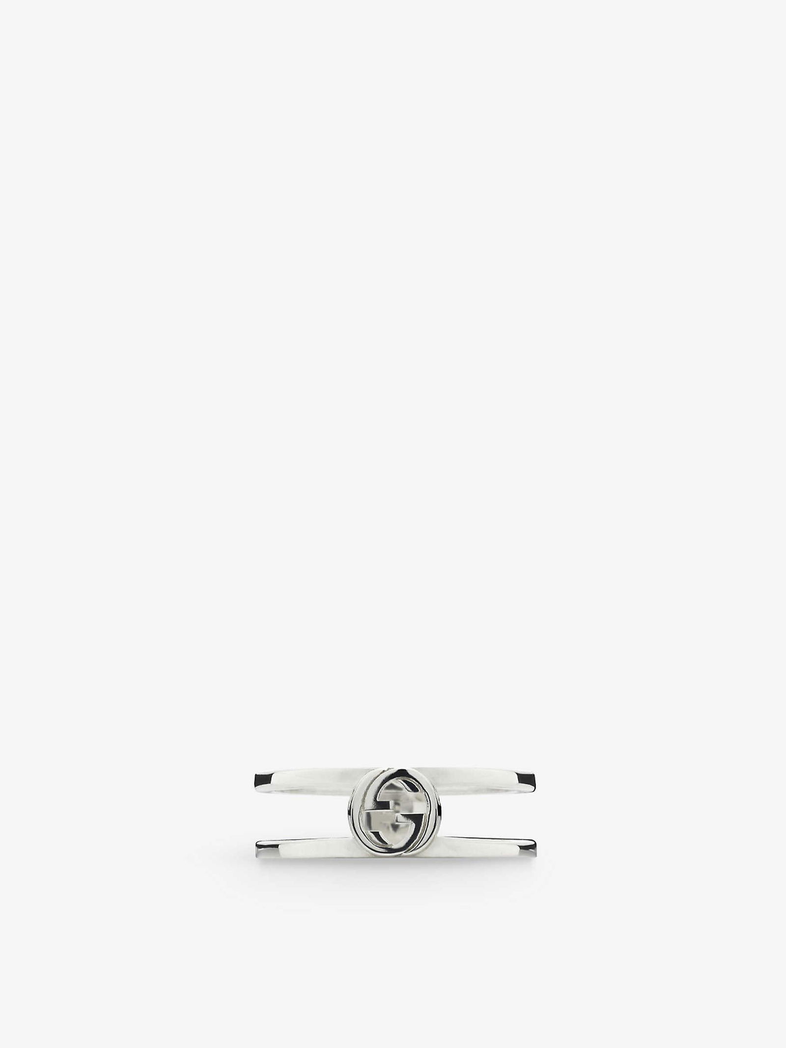 GUCCI Interlocking G Ring in SILVER | Endource