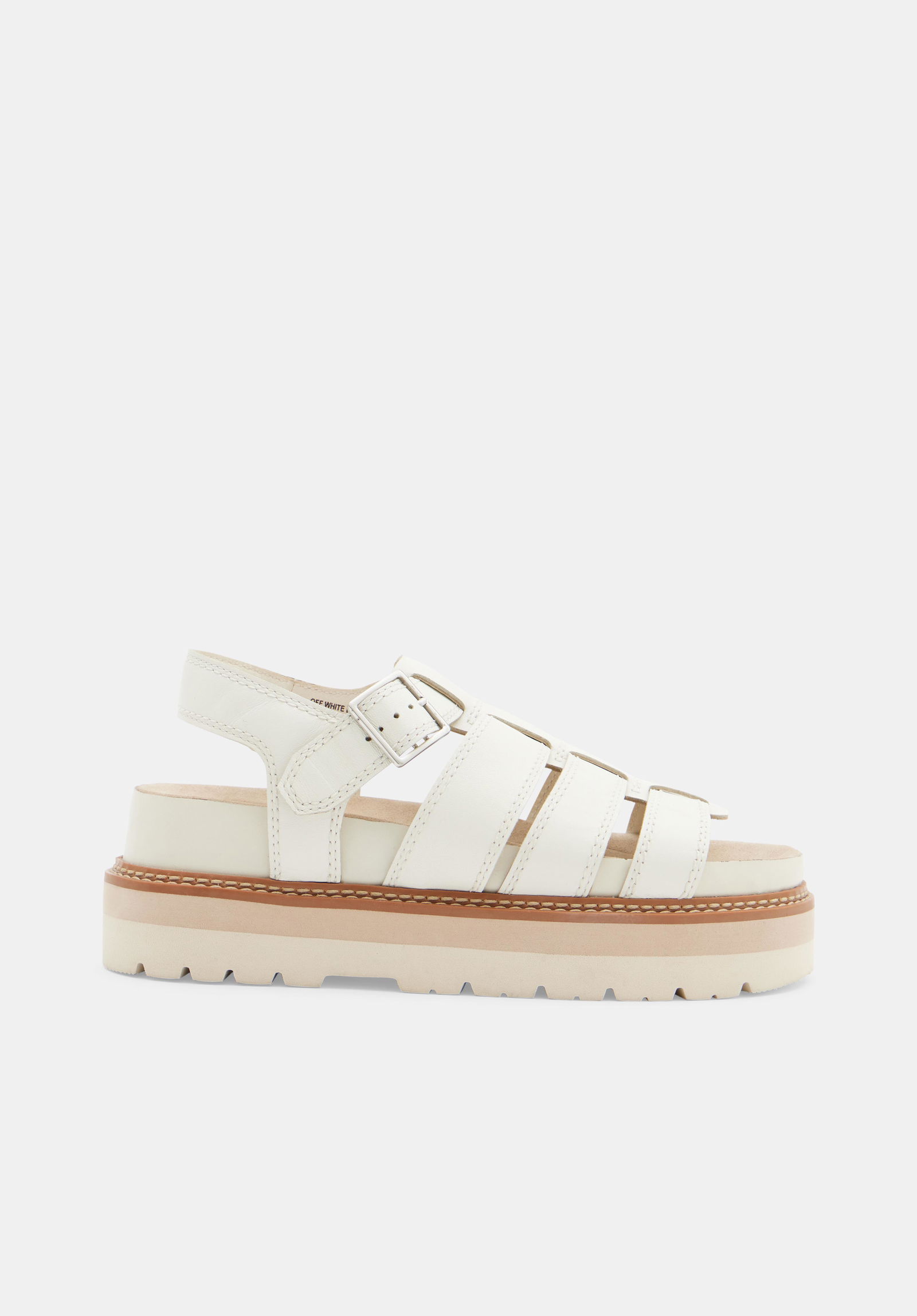 CLARKS Orianna Twist Sandal in White | Endource