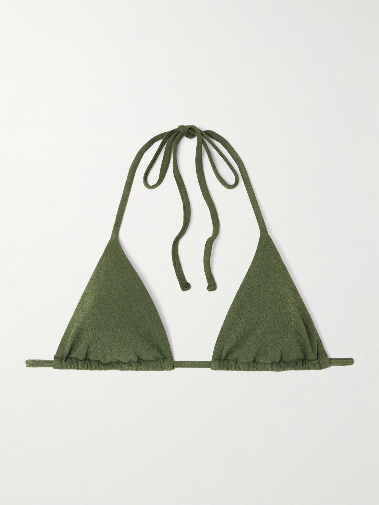 MATTEAU The String Recycled Triangle Bikini Top | endource