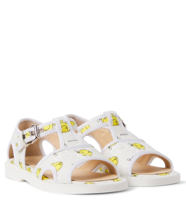 GUCCI X Mr. Men Little Miss GG Canvas Sandals | endource