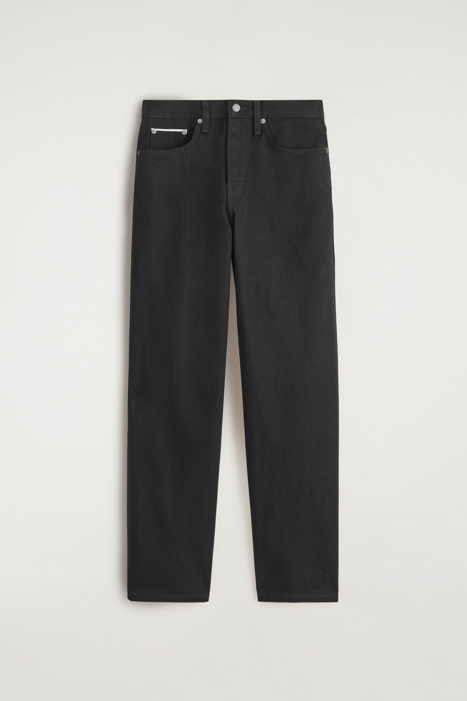 COS Rider Raw Selvedge Straight-Leg Jeans | endource