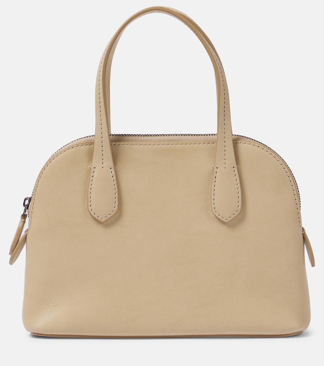 THE ROW Ingrid Leather Tote Bag in Beige | endource