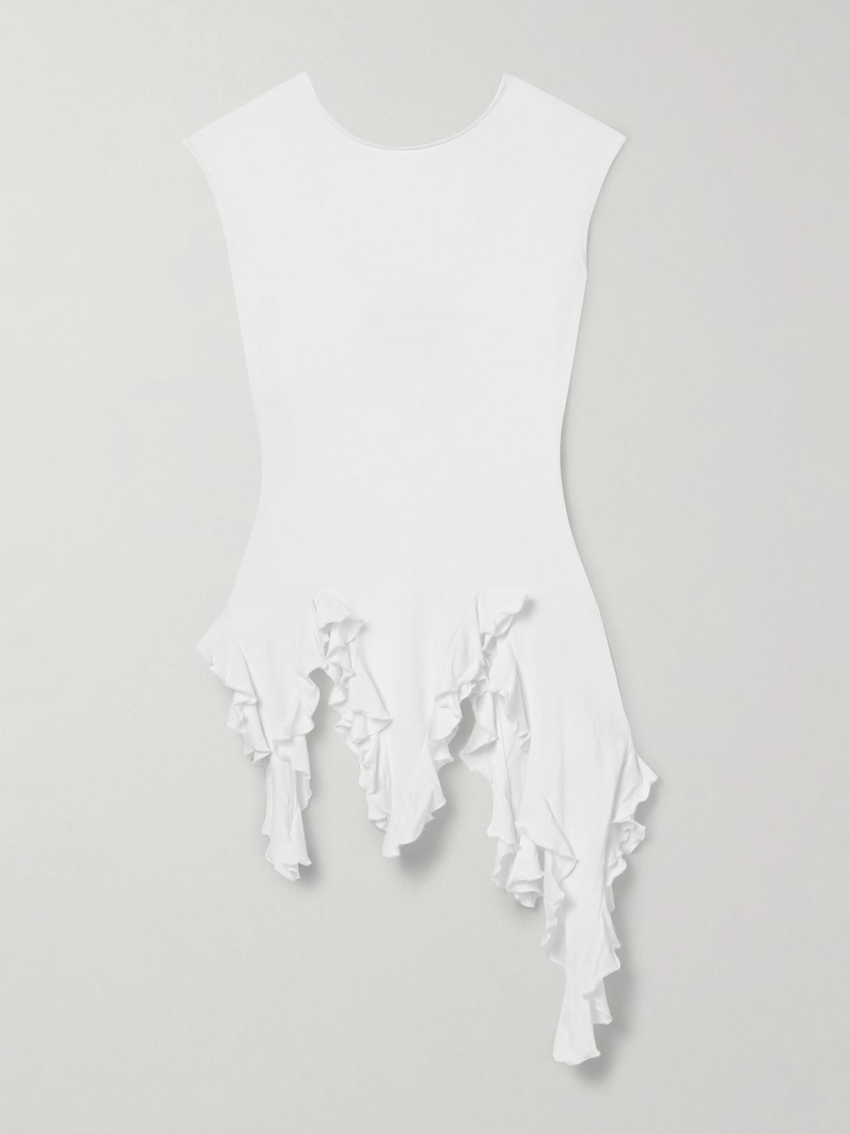 CONNER IVES Jellyfish Asymmetric Ruffled Top | endource