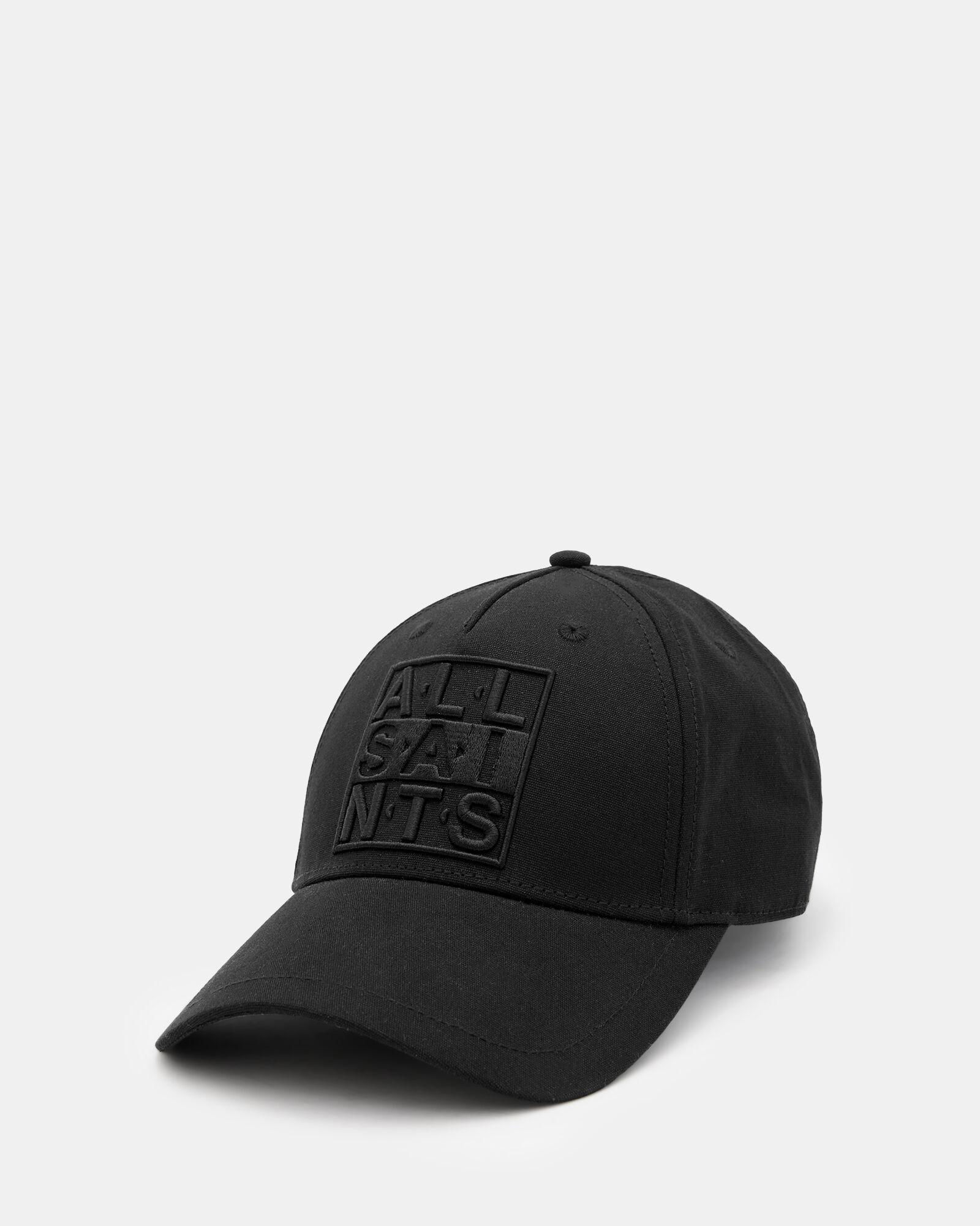 ALLSAINTS Below Embroidered Baseball Cap in Black | endource