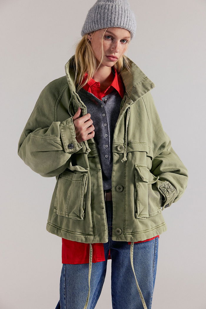 FREE PEOPLE Jojo Washed Jacket | endource