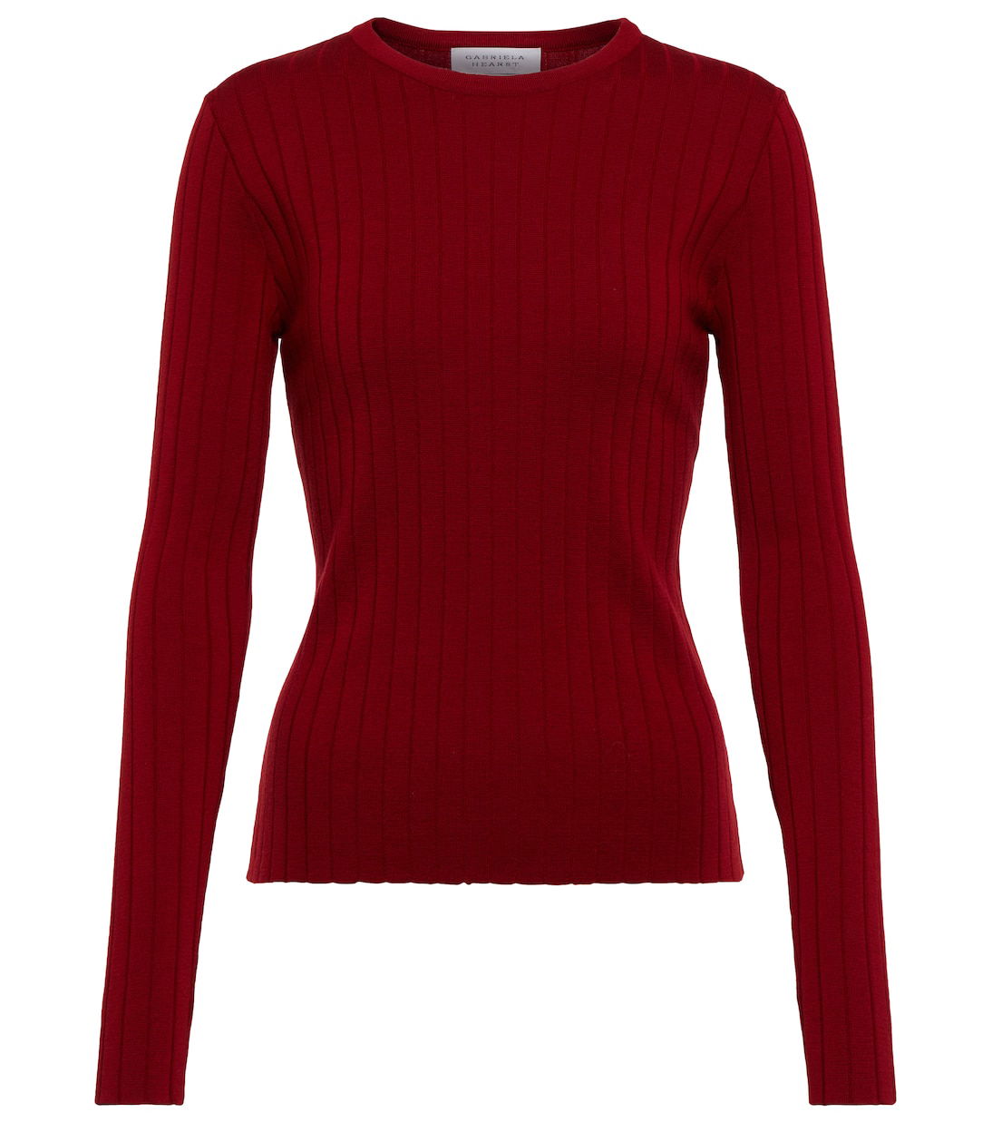 Gabriela Hearst Brin Ribbed-knit Wool Sweater | endource