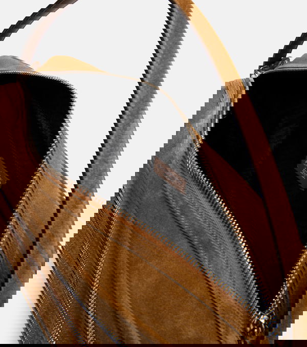 ACNE STUDIOS Camero Camera Large Suede Shoulder Bag | endource