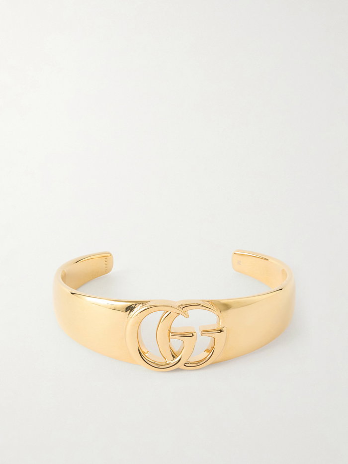 GUCCI GG Marmont Gold-tone Bangle | endource