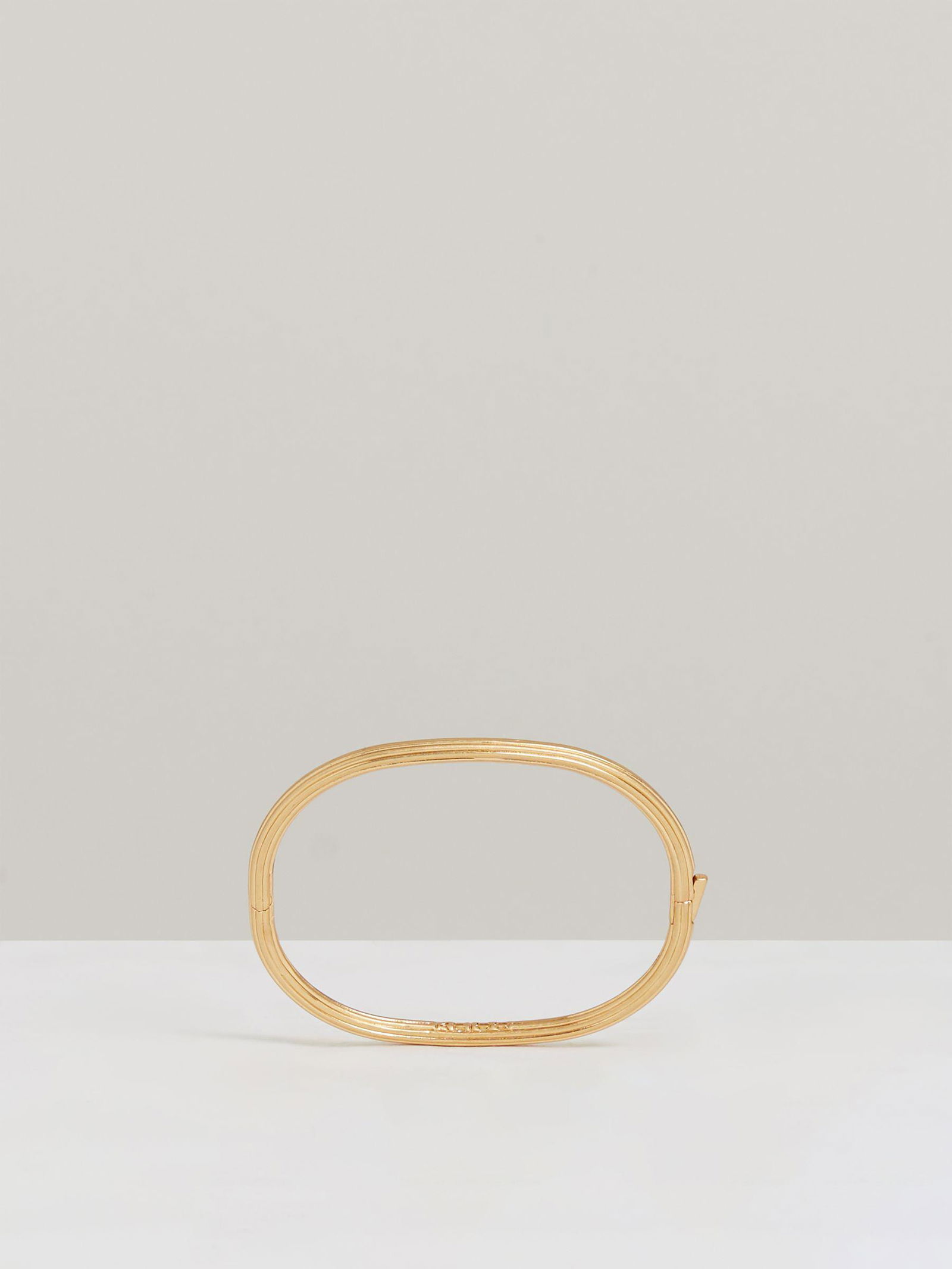 REISS Contour Hinged Cuff in Gold | endource