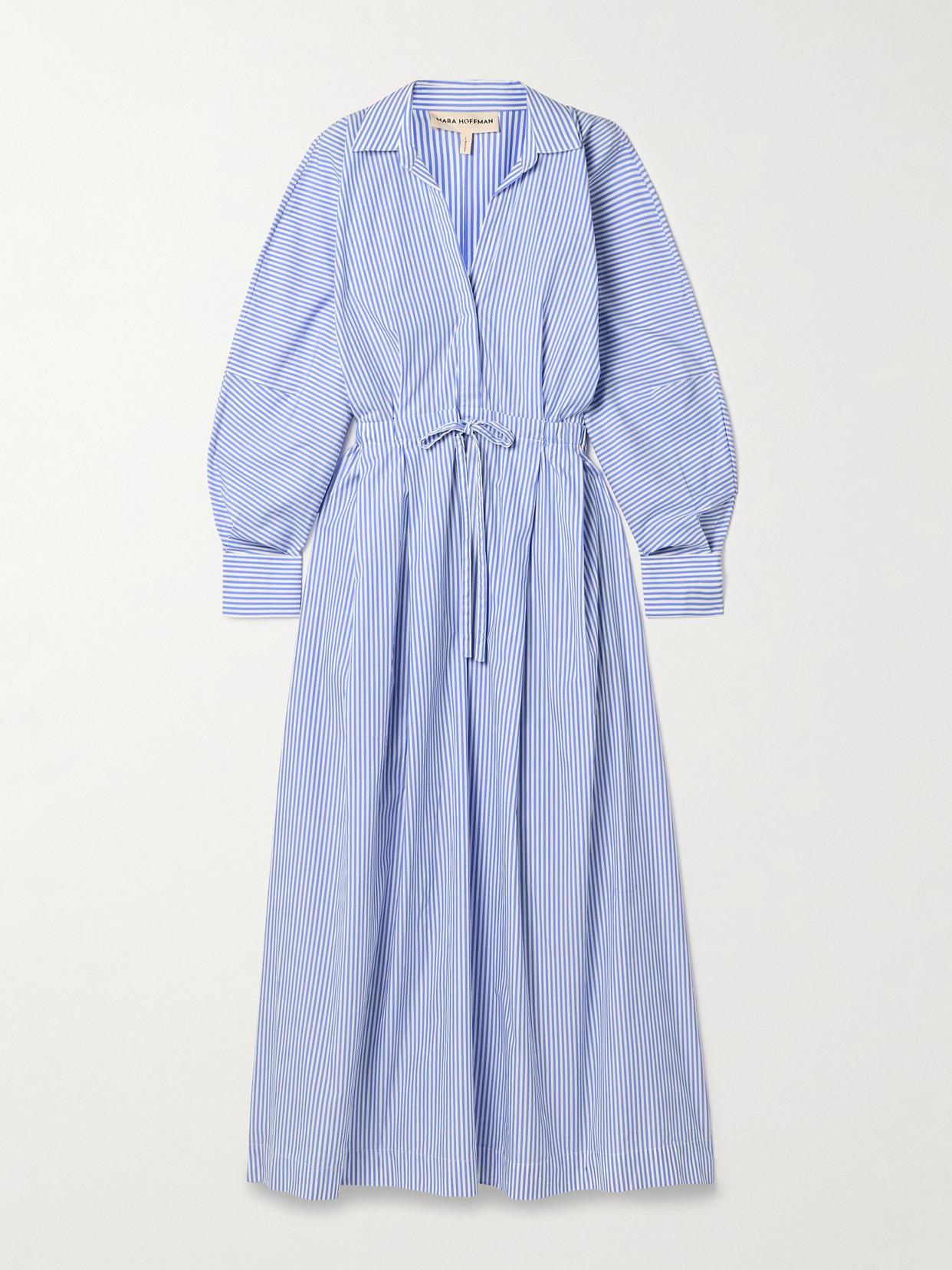 MARA HOFFMAN Colleen Striped Shirt Dress | endource