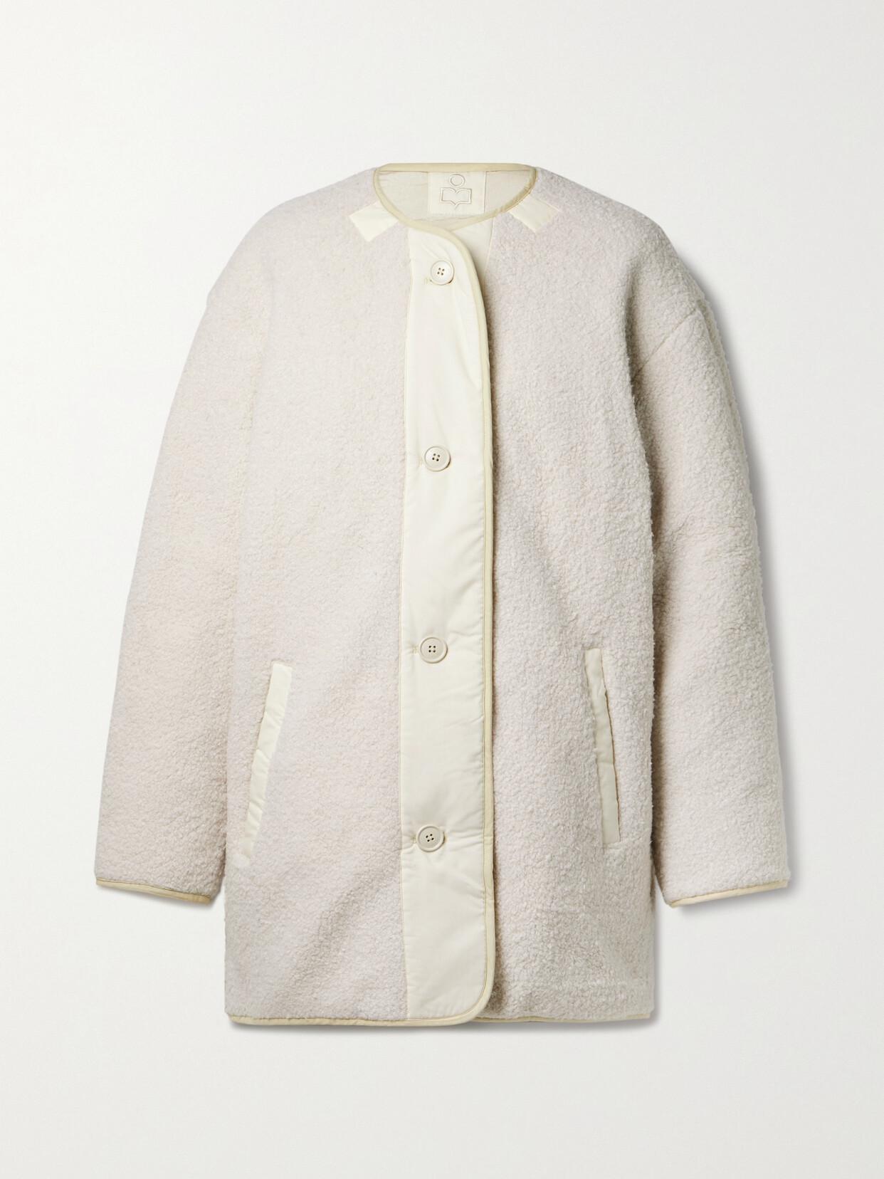 ISABEL MARANT ÉTOILE Himemma Reversible Shell And Cotton-Fleece Jacket ...