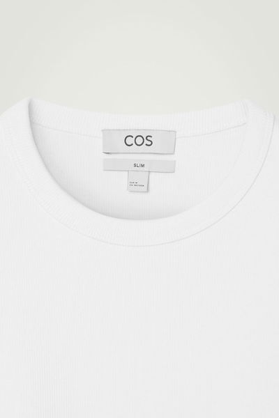 COS Slim Ribbed T-Shirt | endource