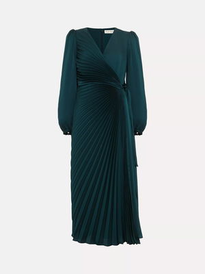 PHASE EIGHT Petite Gracie Sunray Pleated Midi Dress | endource