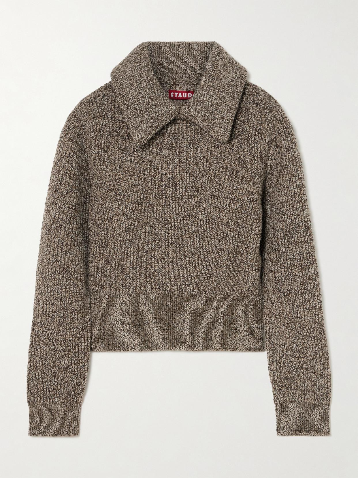 STAUD Christopher Wool-Blend Sweater | endource