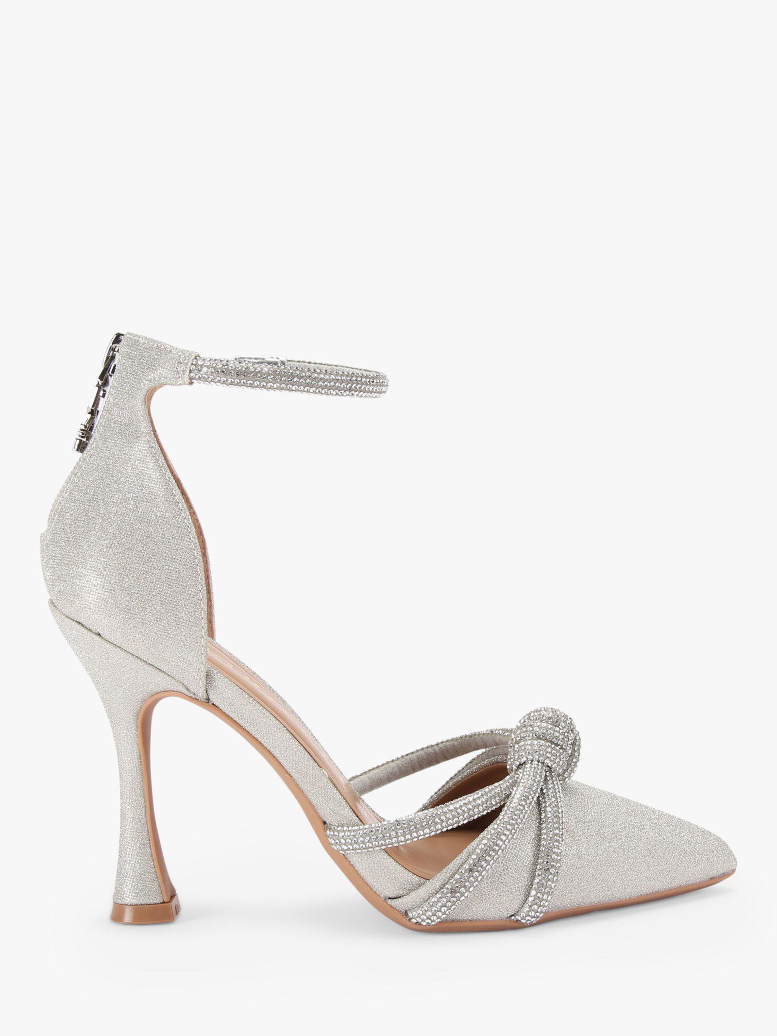 KG KURT GEIGER Ava Embellished Court Shoes in Silver | endource
