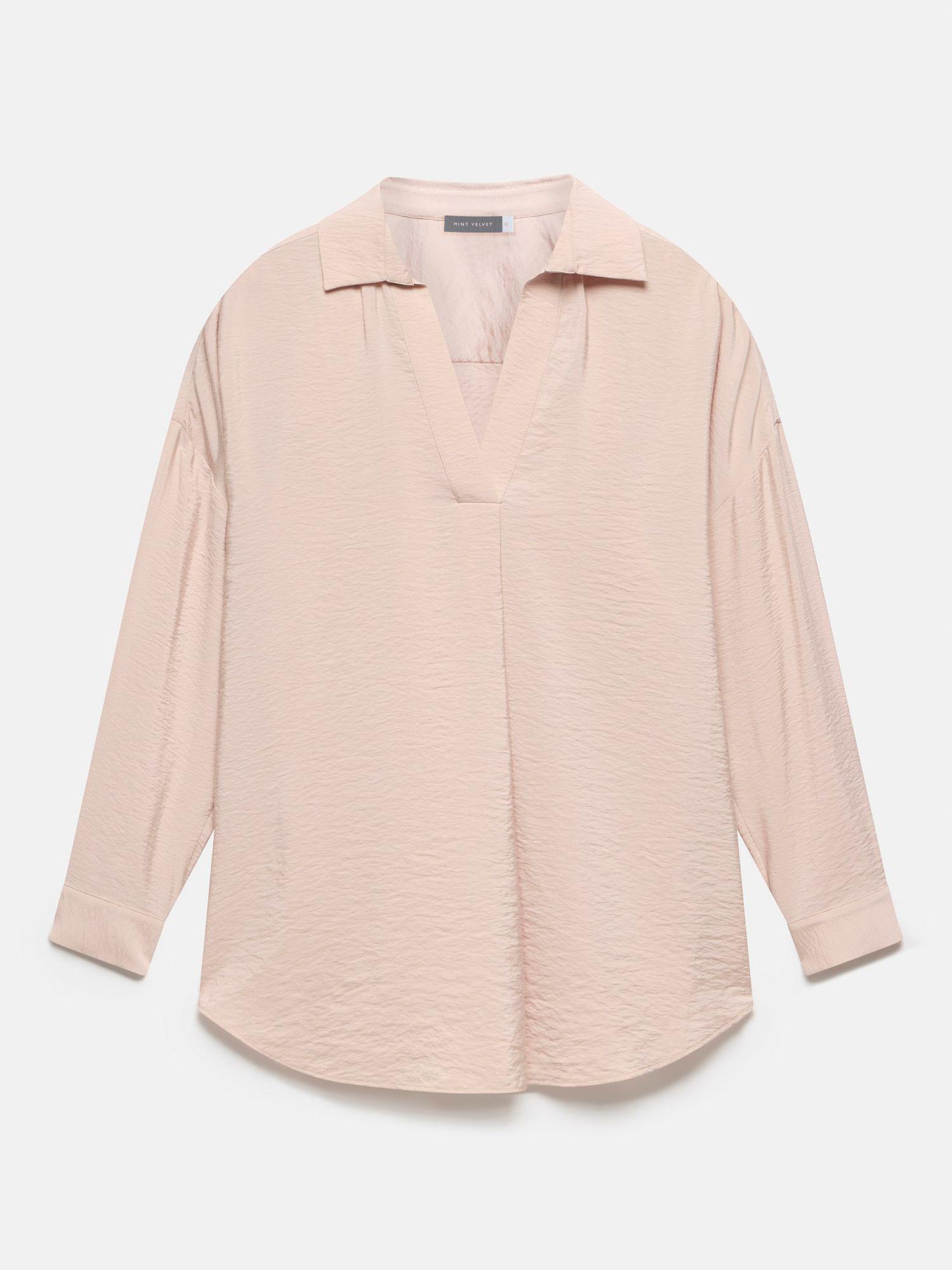MINT VELVET Open Collar Throw On Shirt | endource