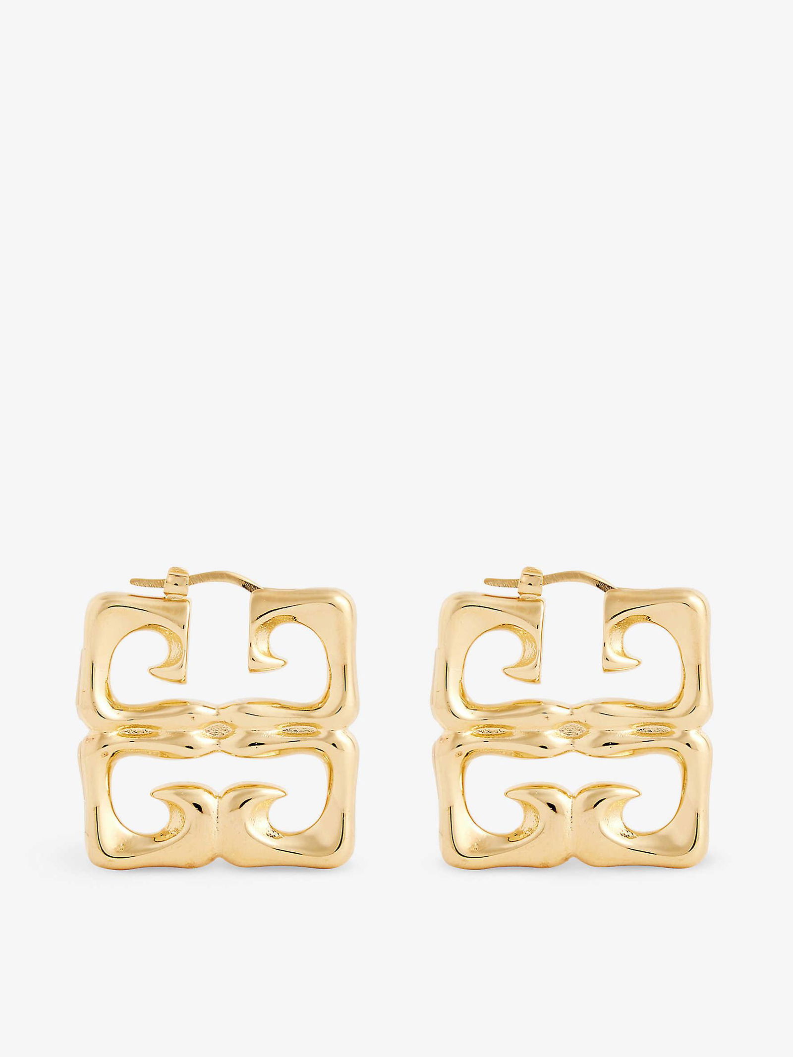 GIVENCHY 4G-Motif Gold-Tone Brass Drop Earrings in 710-golden Yellow ...