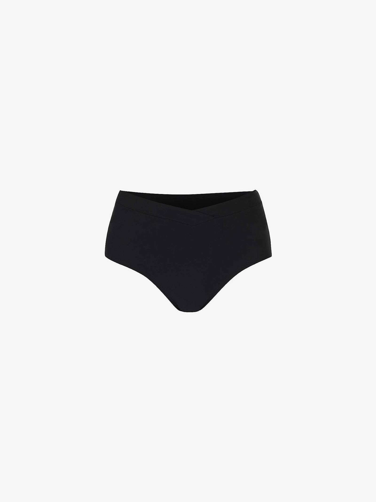 SWEATY BETTY Wrap-Front High-Waist Bikini Briefs | endource