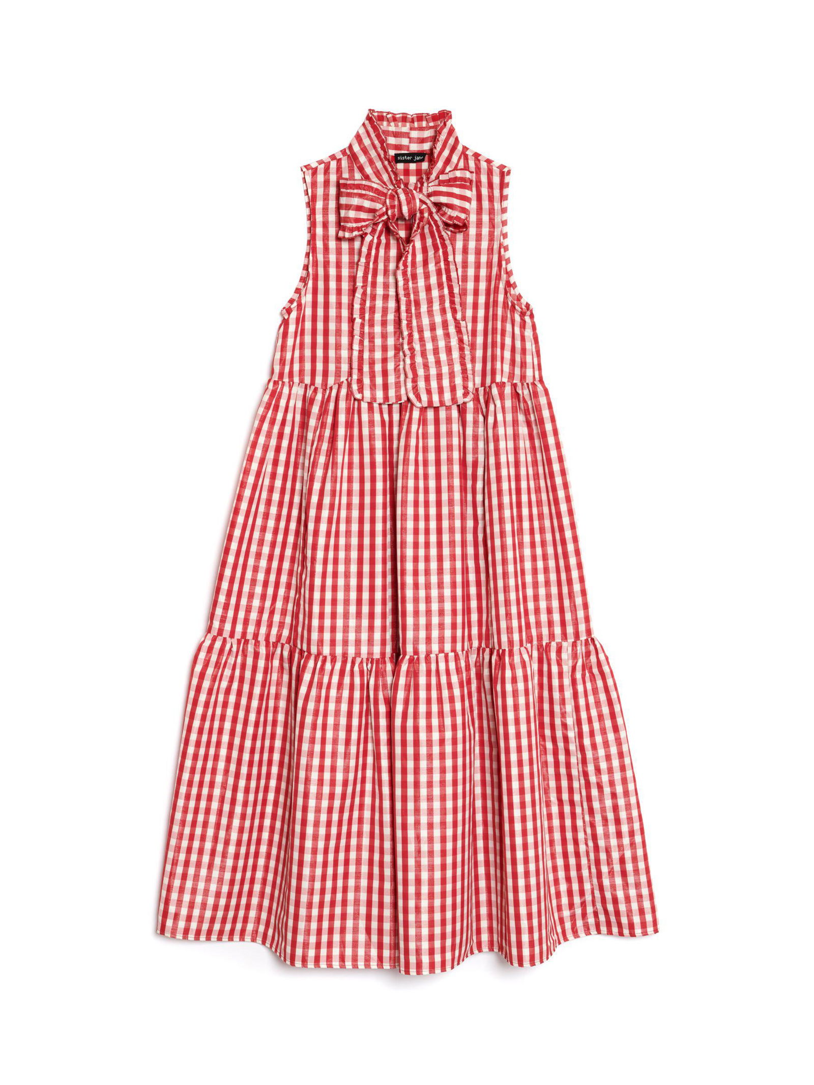 SISTER JANE Stables Gingham Bow Dress | endource