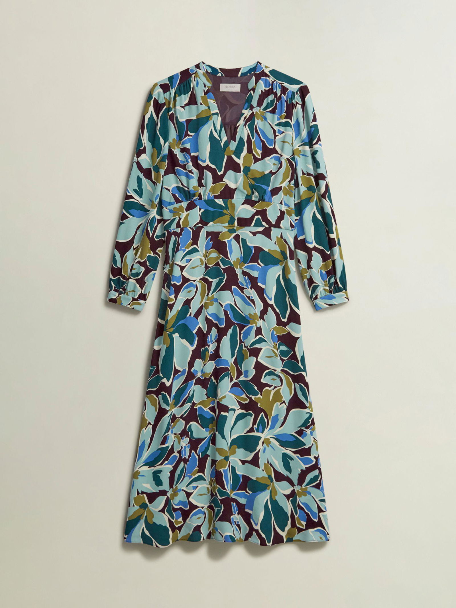 HOBBS Lea Print Midi Dress in Multi | endource