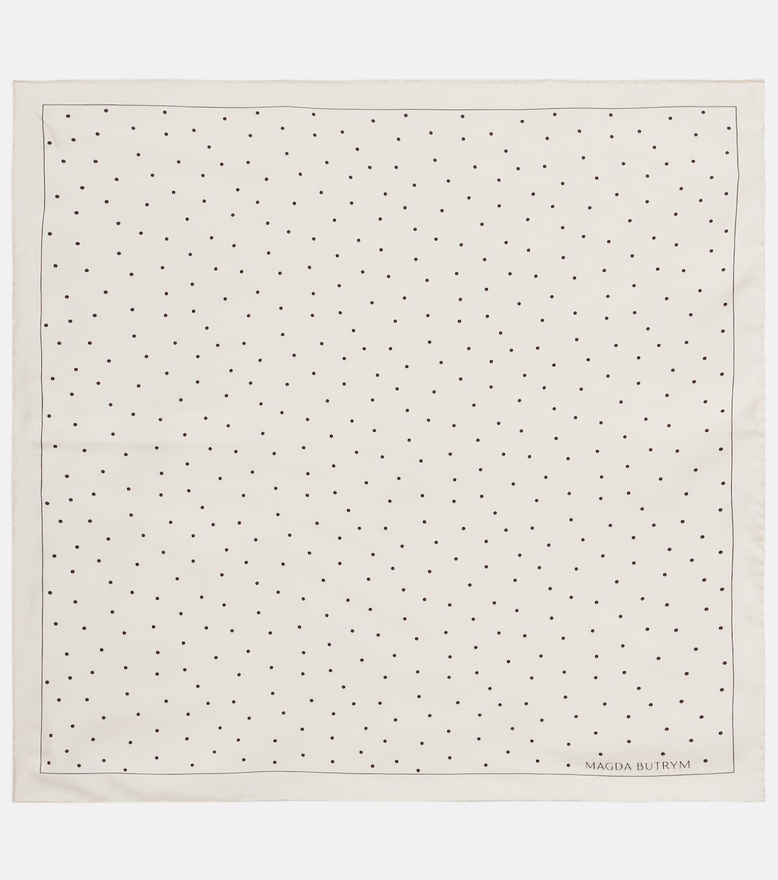 MAGDA BUTRYM Polka-dot Silk Scarf | endource