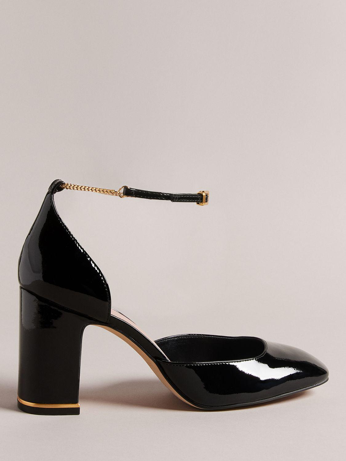 TED BAKER Keliy Patent Leather Court Shoes in Black | endource