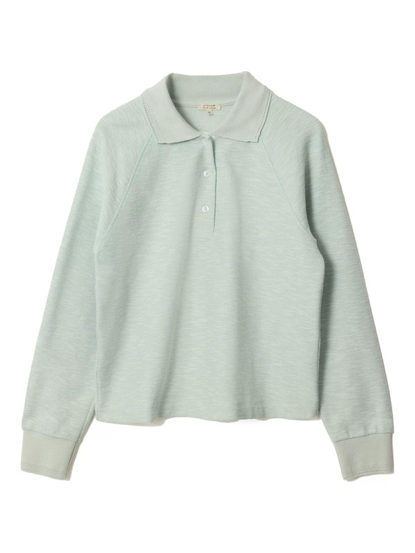 JIGSAW Textured Polo Collar Top | endource