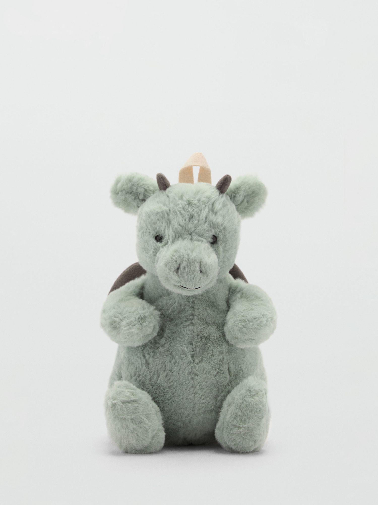 MANGO Dragon Plush Backpack in Teal | endource