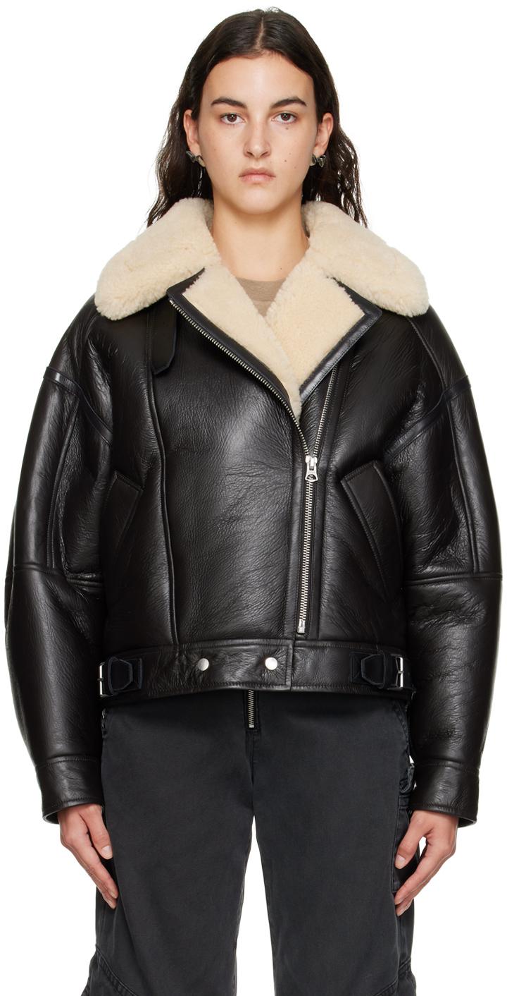 ACNE STUDIOS Zip Shearling Jacket | endource