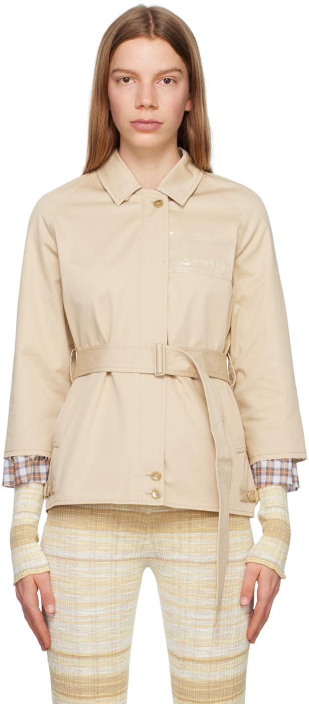 ACNE STUDIOS Belted Cotton Jacket | endource