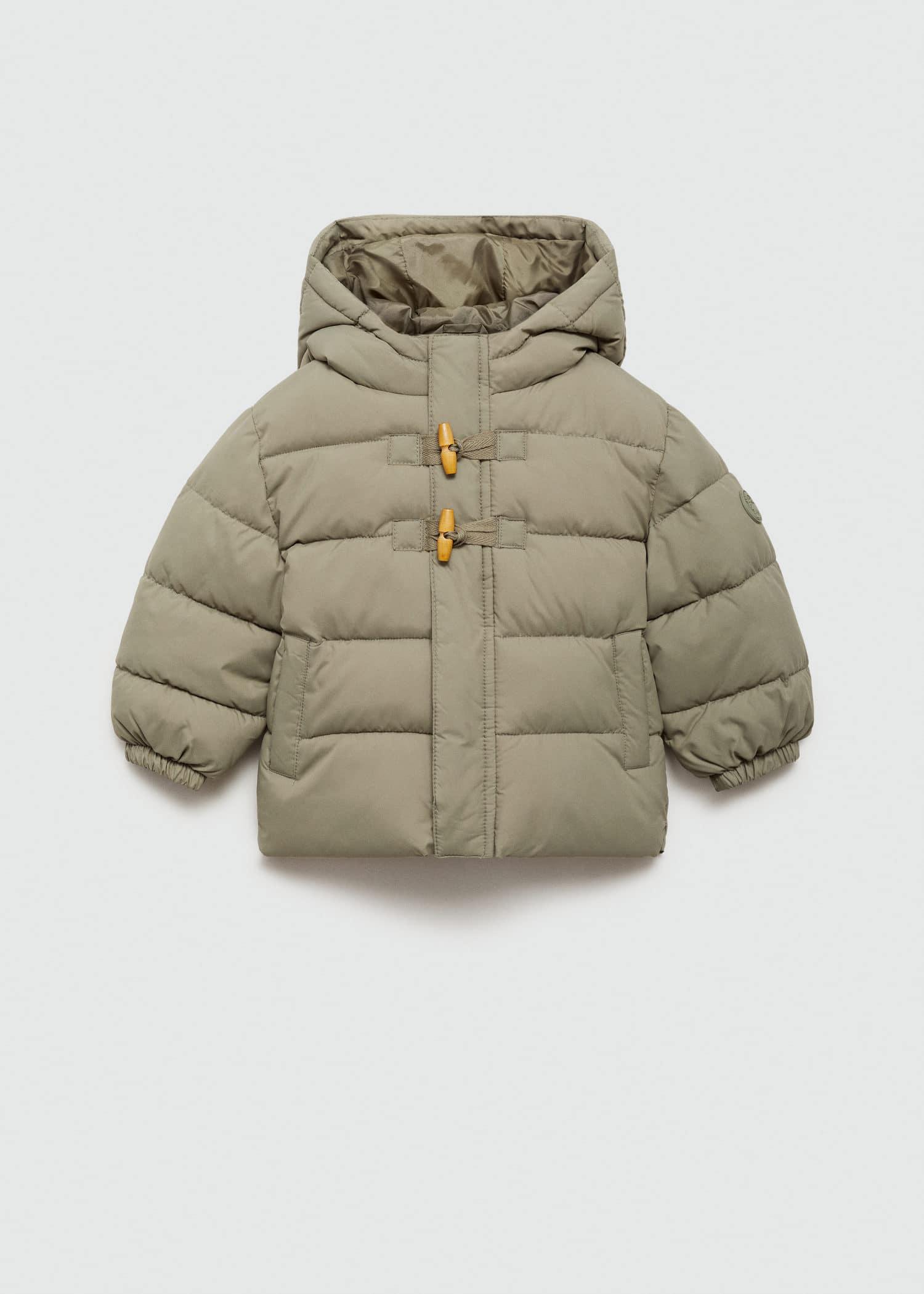 MANGO Padded Anorak With Shearling Lining | Endource