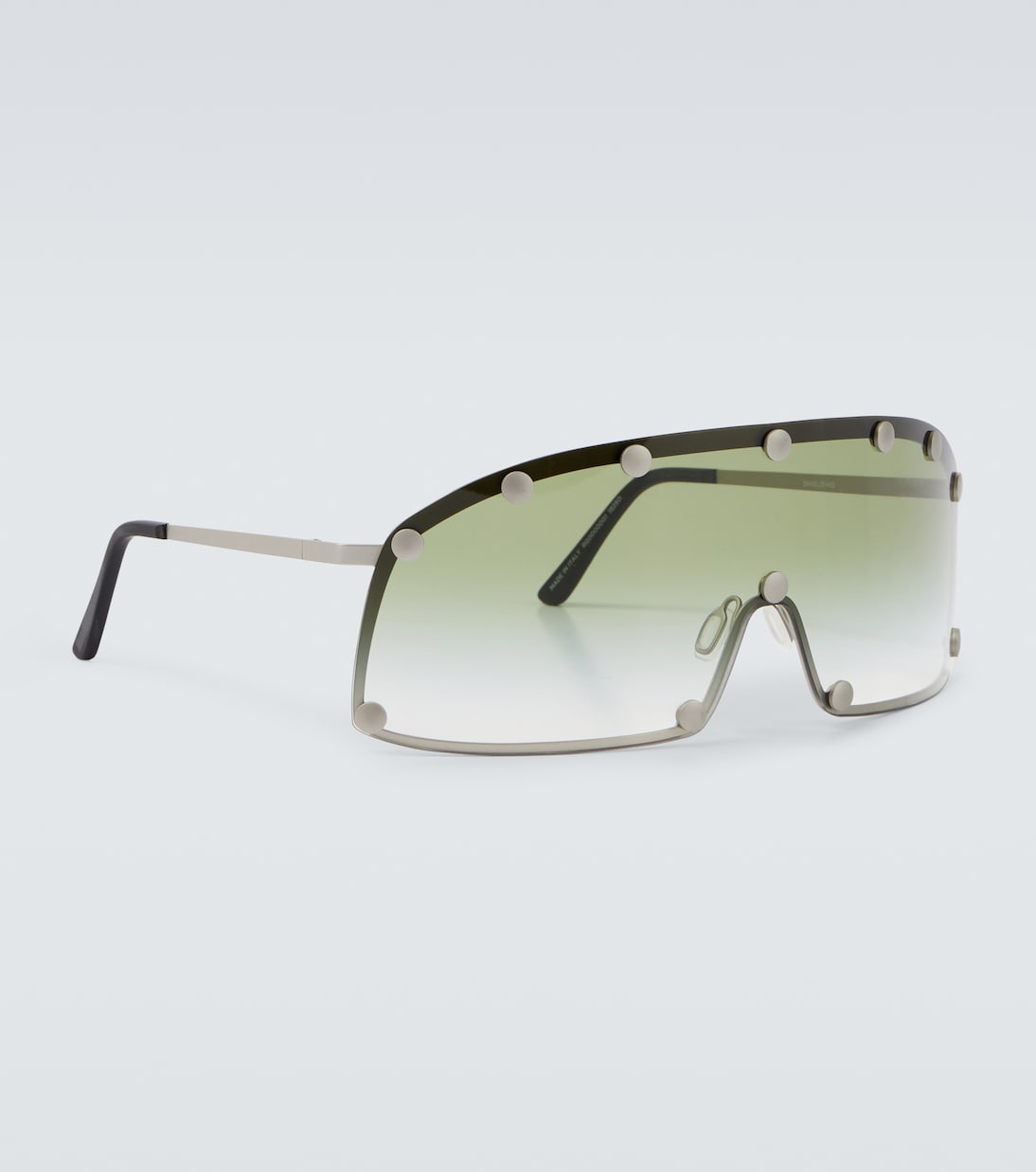 RICK OWENS Studded Shield Sunglasses | endource