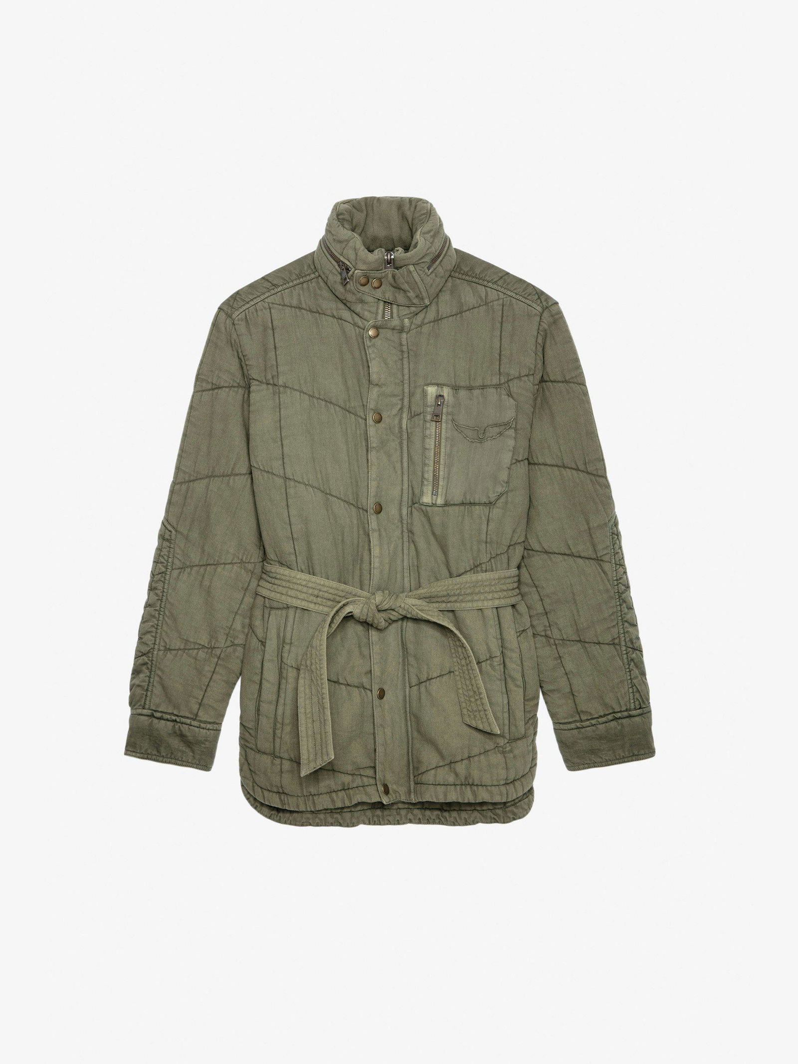 ZADIG & VOLTAIRE Kalice Cotton Jacket in Cypres | endource