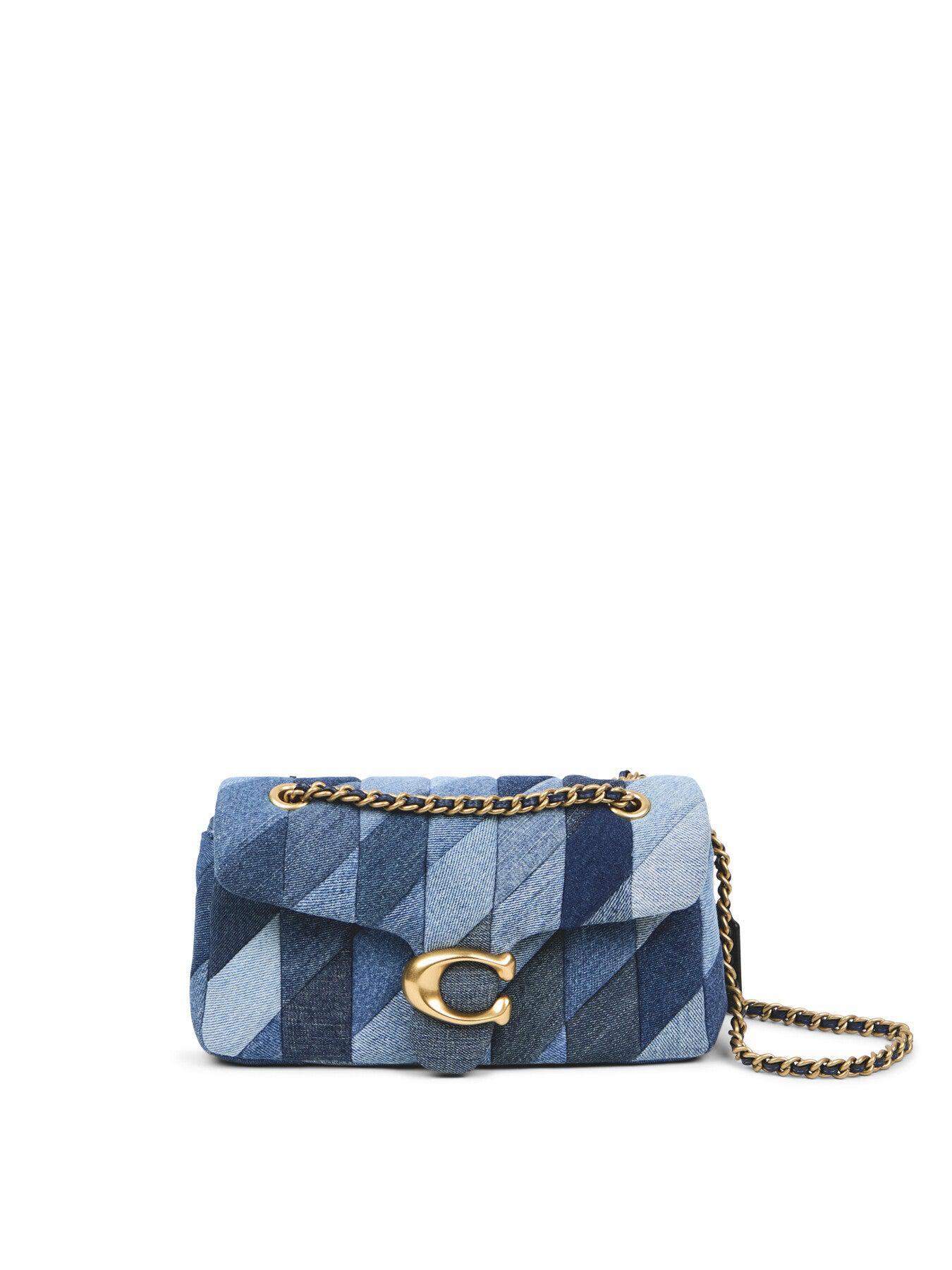 COACH Tabby Shoulder Bag 26 With Patchwork Quilting in b4/denim multi ...