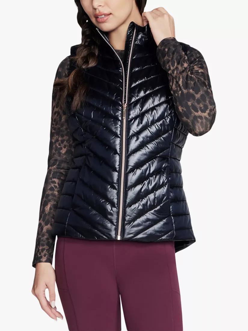 SKECHERS Go Shield Shine Gilet in Black | endource