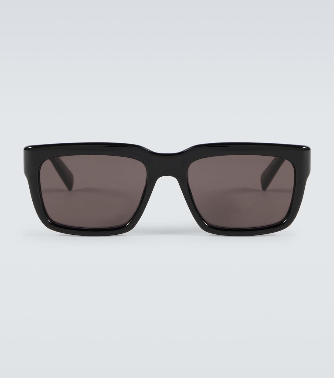 SAINT LAURENT SL 615 Square Sunglasses in Black | Endource