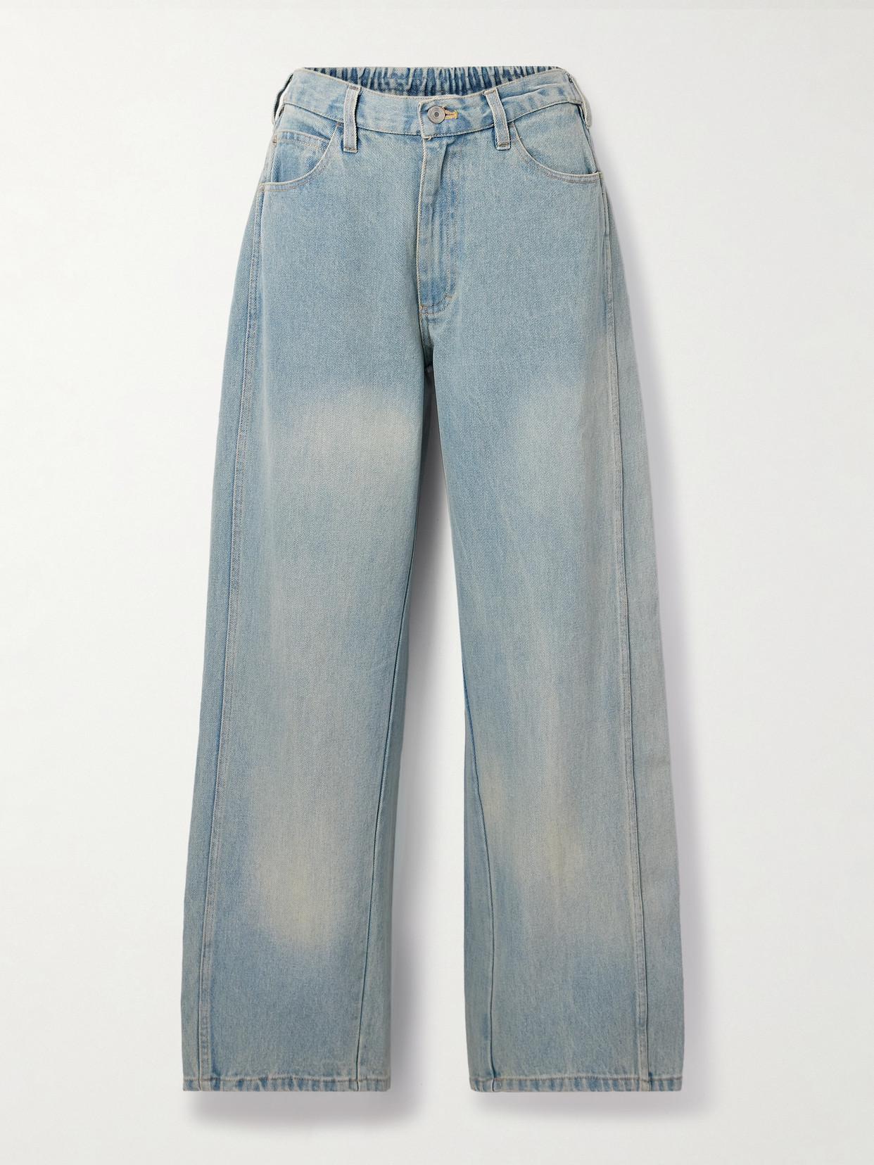 SEA Elena High-Rise Wide-Leg Jeans | endource