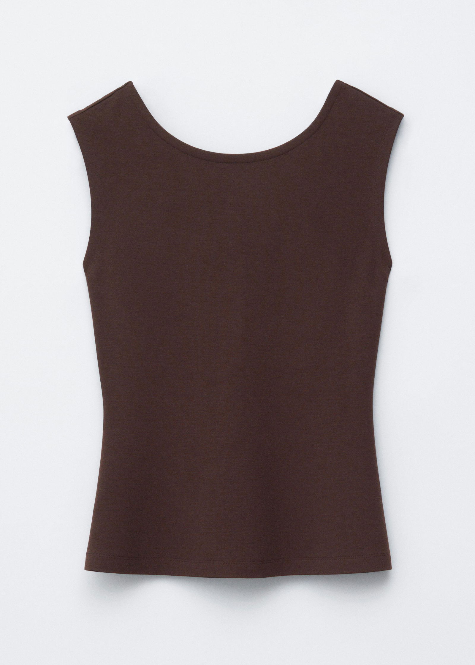& OTHER STORIES V-Cut Back Top | endource