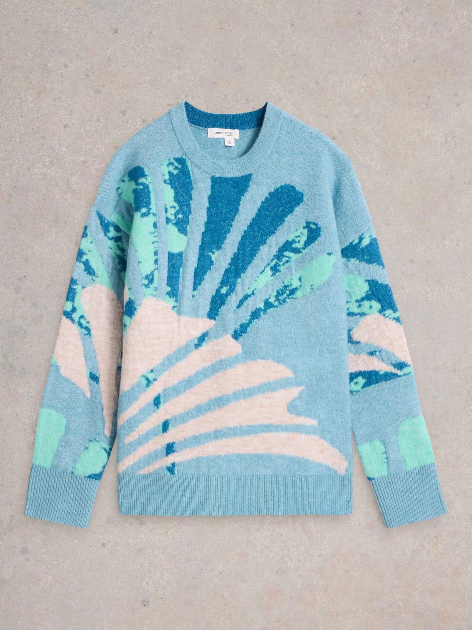 WHITE STUFF Louisa Abstract Jumper | endource