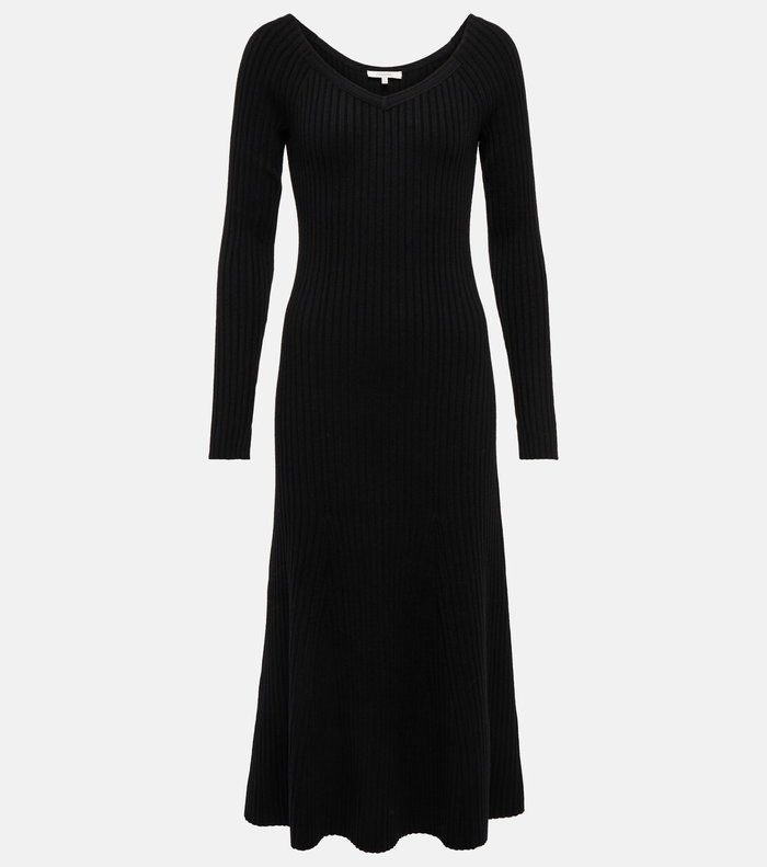Dorothee Schumacher Smooth Silhouettes Wool-blend Midi Dress | endource