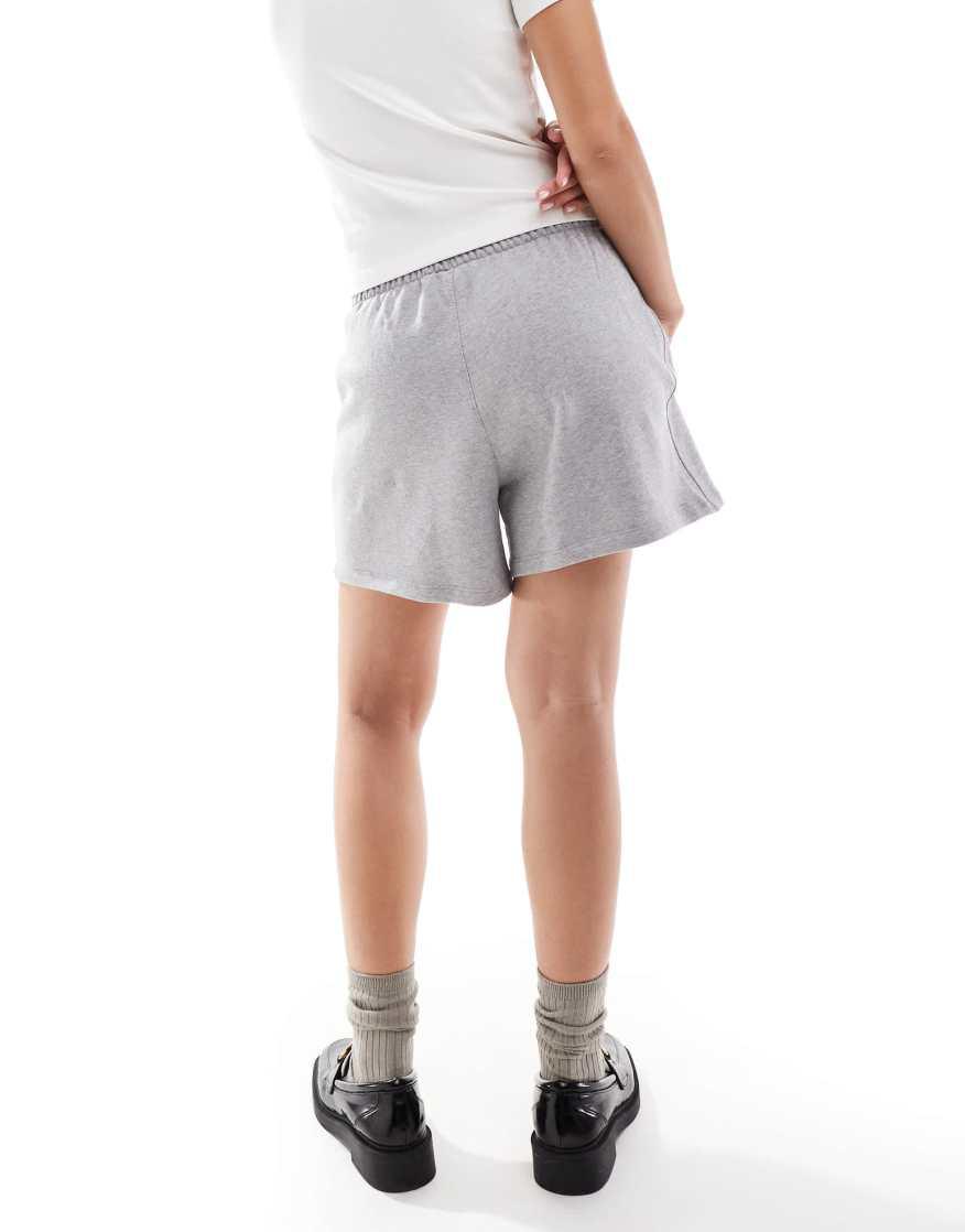 ADIDAS ORIGINALS Trefoil Essentials Jersey Shorts In Grey | endource