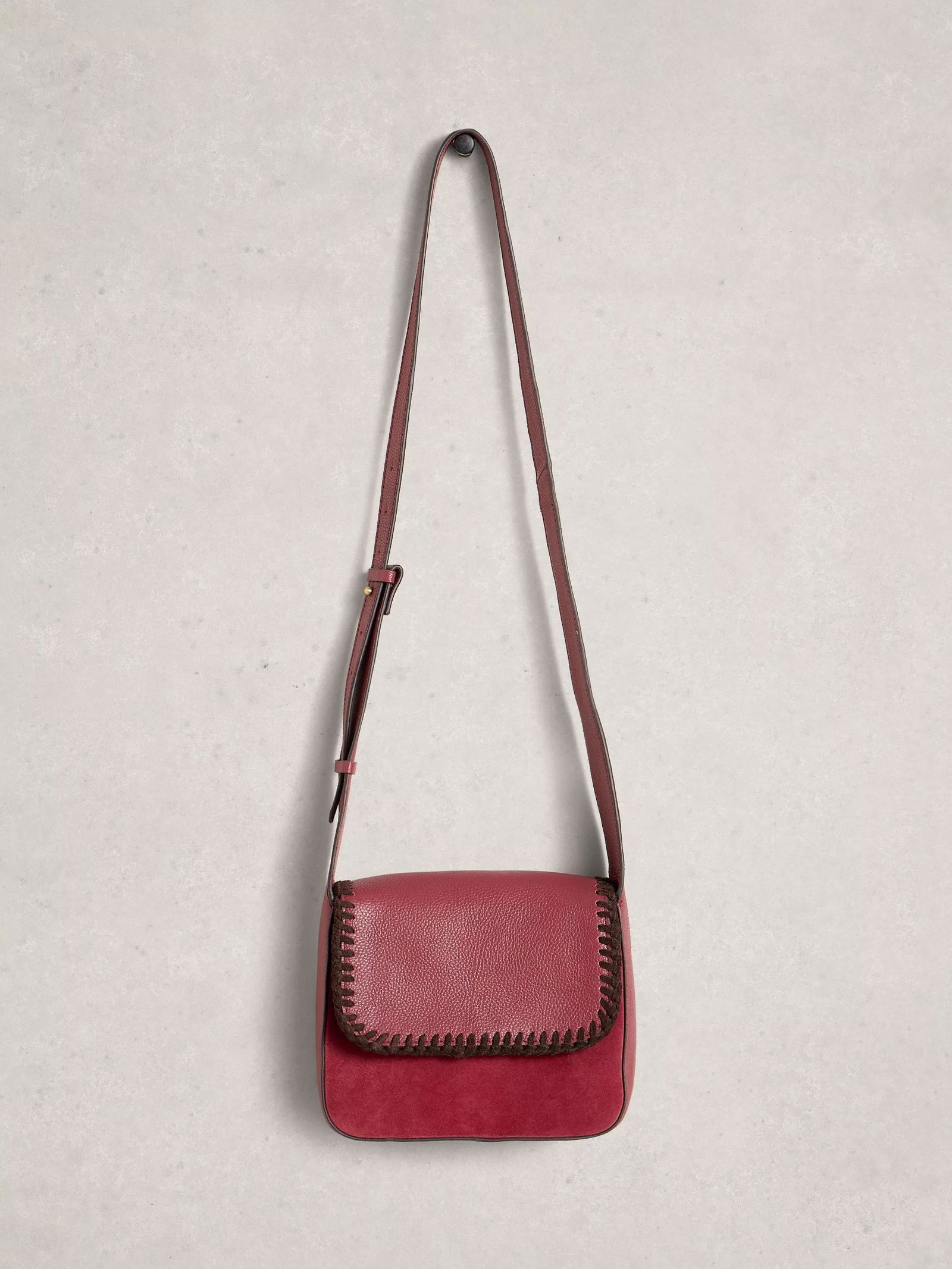 WHITE STUFF Isabelle Leather Satchel Bag | endource