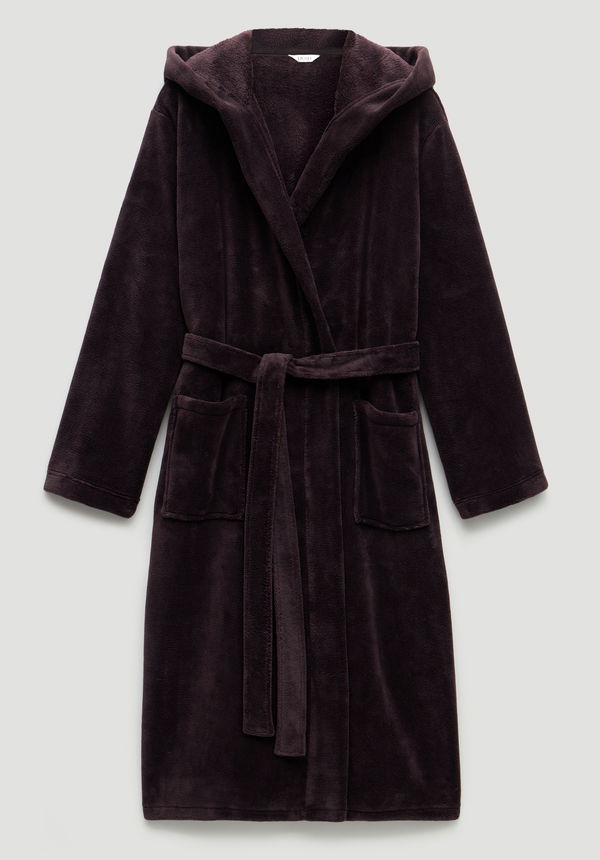 HUSH Fluffy Hooded Dressing Gown | endource