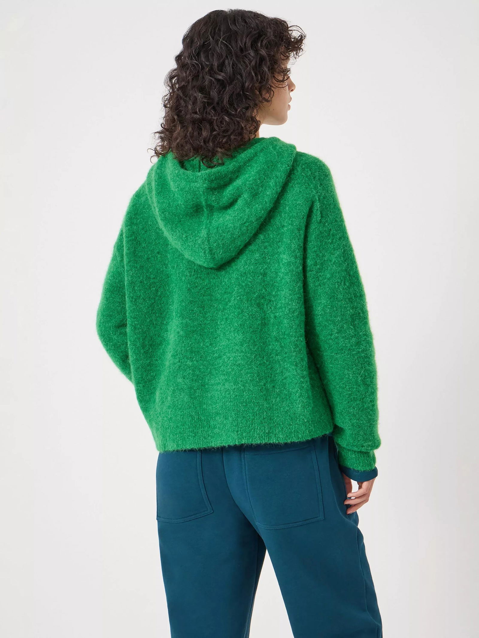 HUSH Hazel Relaxed Hoodie, Bright Green | endource