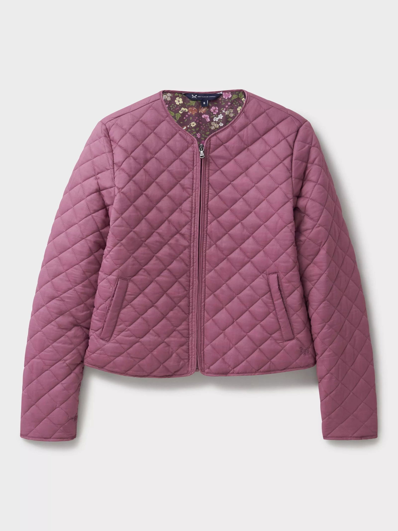 CREW CLOTHING Collarless Quilted Jacket | endource