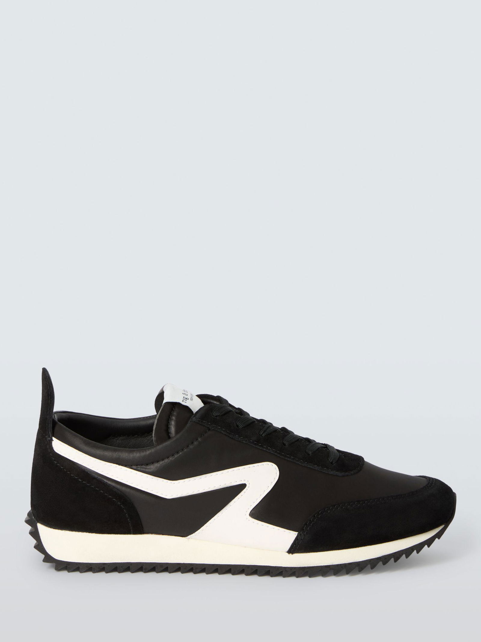 RAG & BONE Retro Runner Trainers in Black | Endource