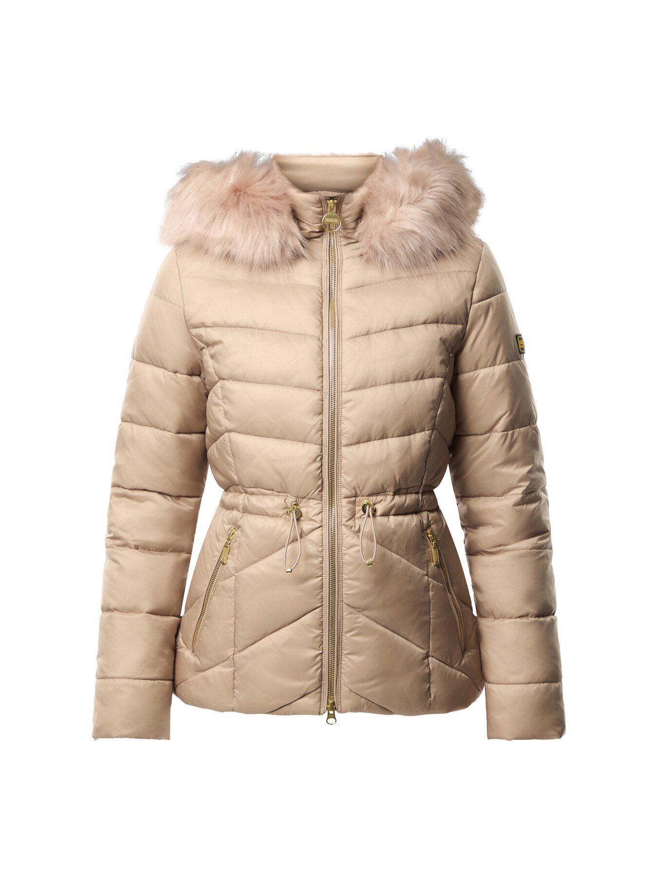 BARBOUR Island Puffer Jacket in Light Trench | endource