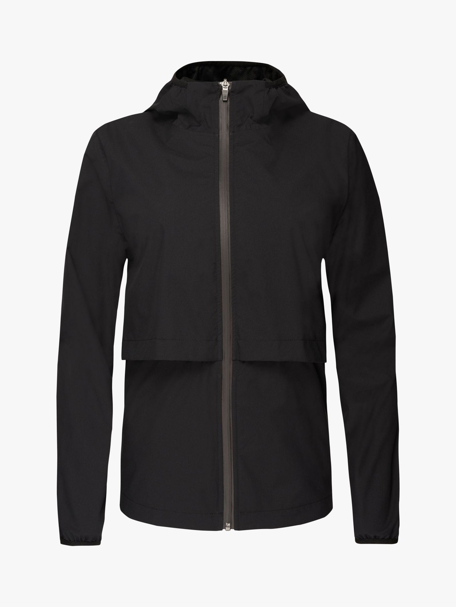 SWEATY BETTY Pack It Up Mac Running Jacket in Black | endource