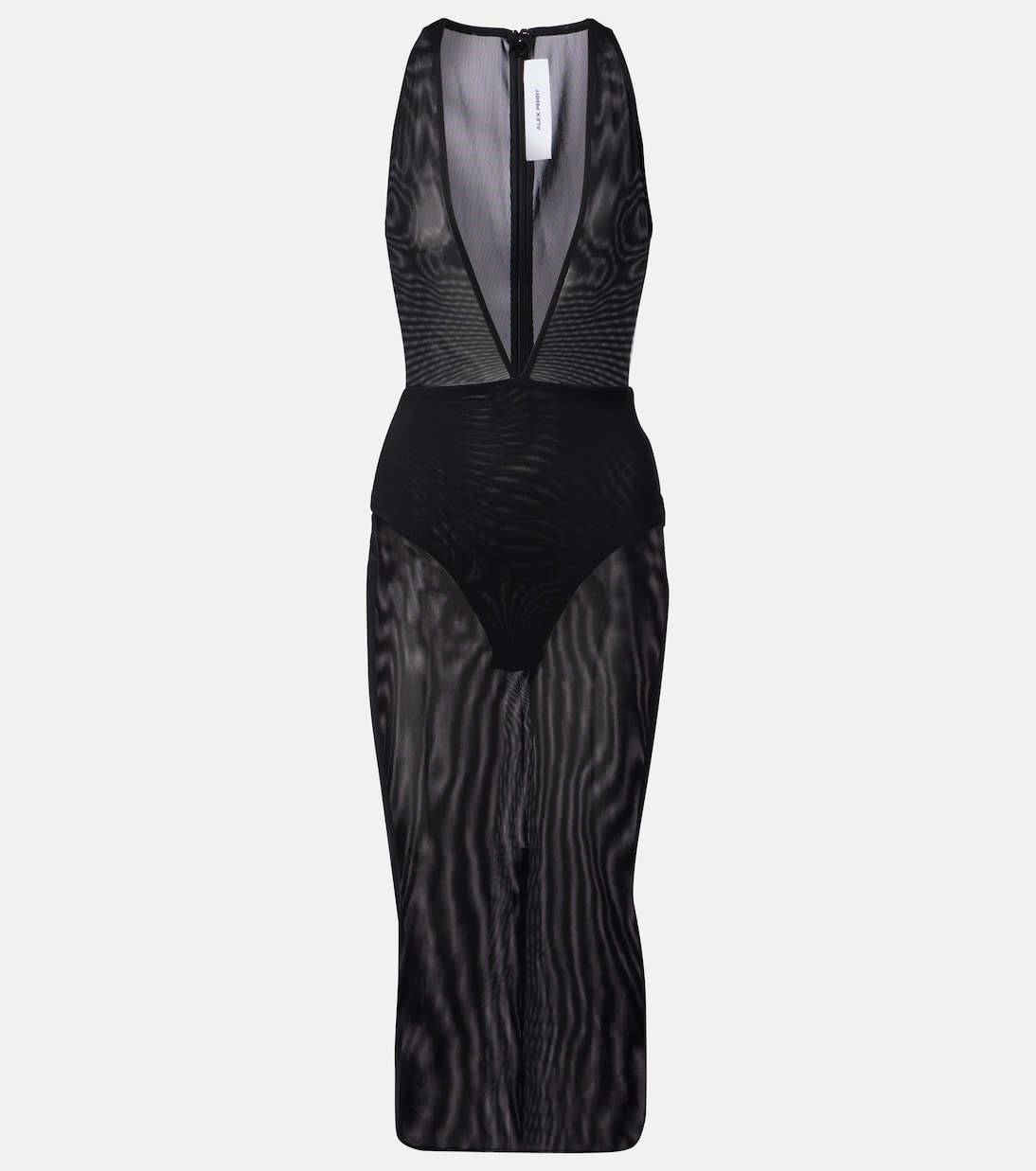 Alex Perry Sheer Midi Dress | endource