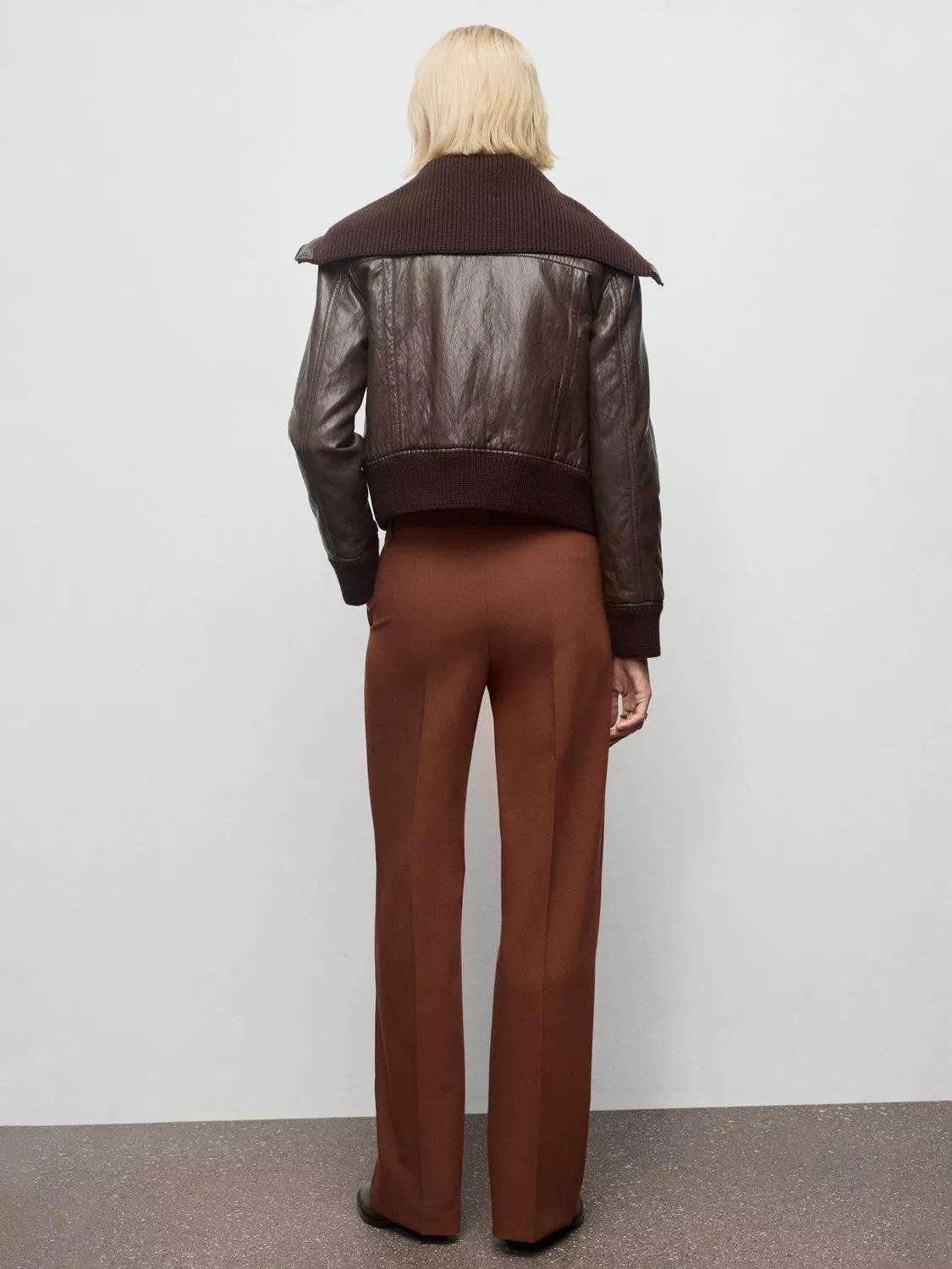 MANGO Maca Trousers, Rust | endource